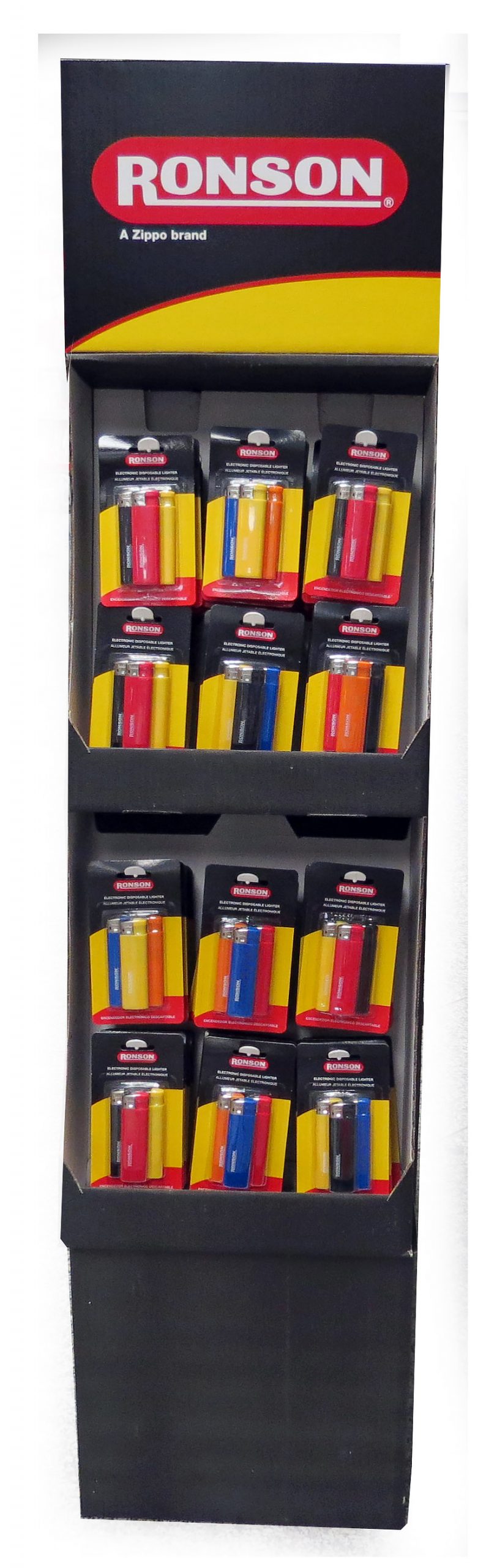 Ronson Disposable Lighter Display 3 Pk – Three Star Cash and Carry